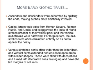 Carolingian and Gothic script | PPTX | Genealogy and Ancestry | Hobbies ...