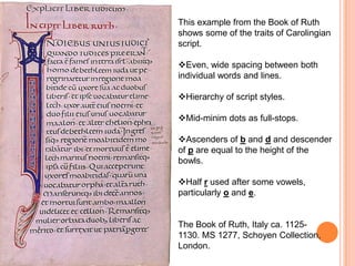 Carolingian and Gothic script | PPTX | Genealogy and Ancestry | Hobbies ...