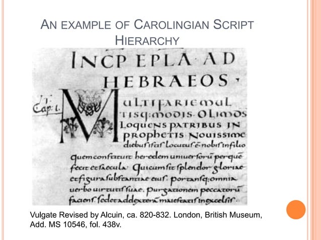 Carolingian and Gothic script | PPTX | Genealogy and Ancestry | Hobbies ...