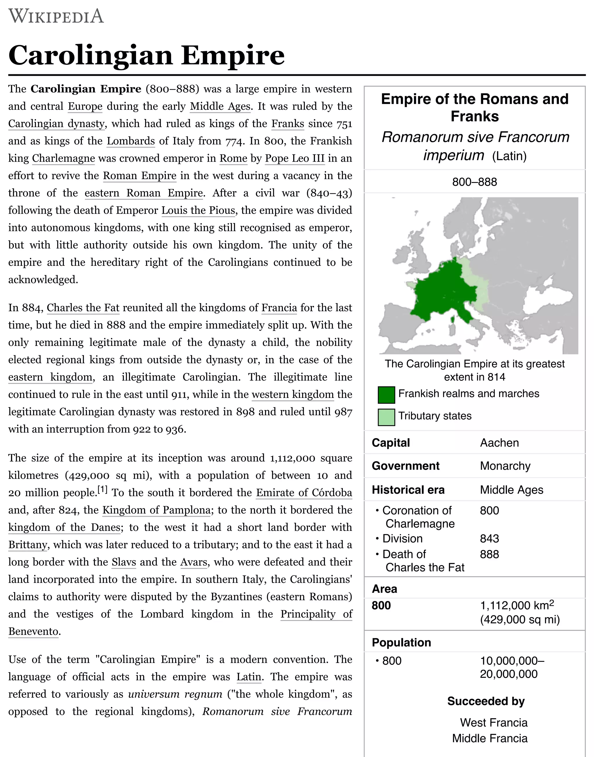 Carolingian empire wikipedia | PDF