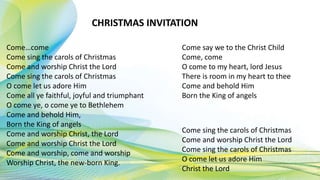 Caroling set 1 | PPT