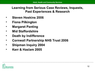 Carol Judge, Warwickshire County Council | PPT