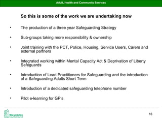 Carol Judge, Warwickshire County Council | PPT