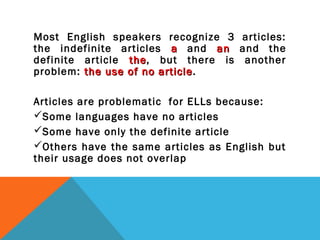 Caroline, Juliana Ulharuzo and Erika's Articles | PPT