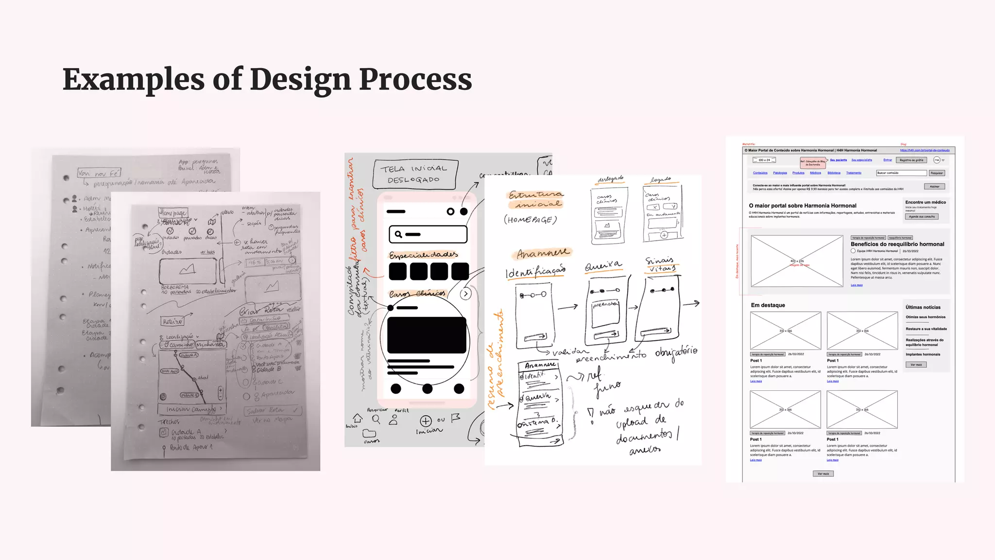 Carol Machado - UX/UI Design Process | PPT