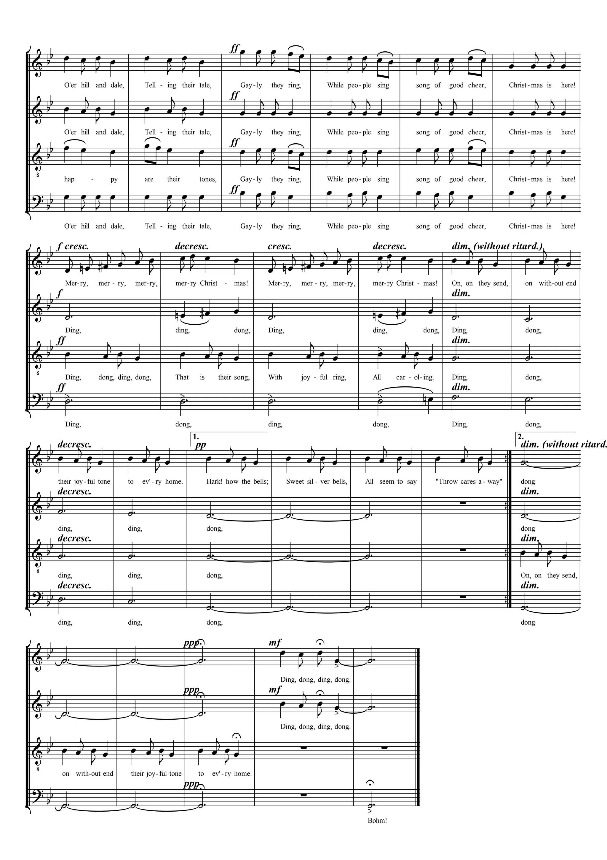 carol of the bells partitura completa de | PDF