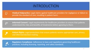 medical legal issues in health care system | PPTX