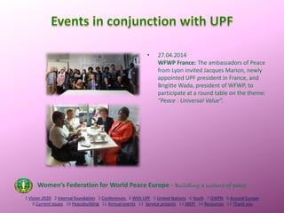 WFWP Europe 2013_2014 | PPSX