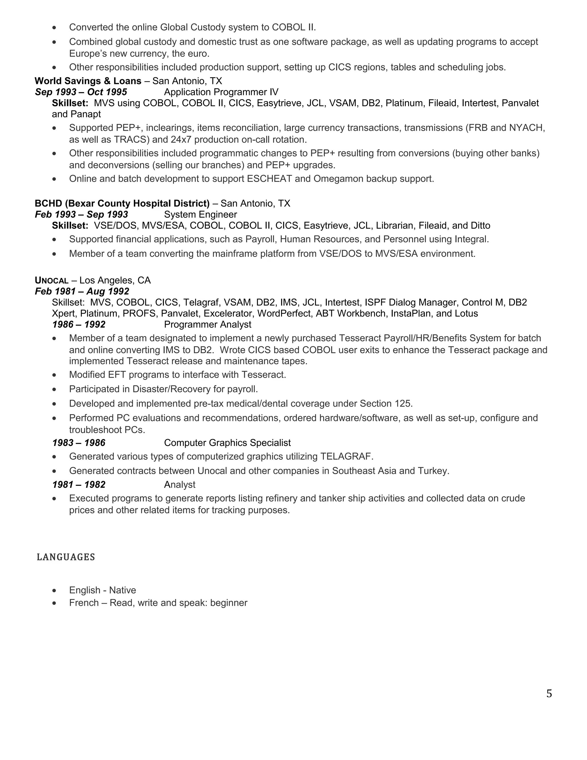 Carolyn J Johnson CV 2019 07-21-2019 | DOC