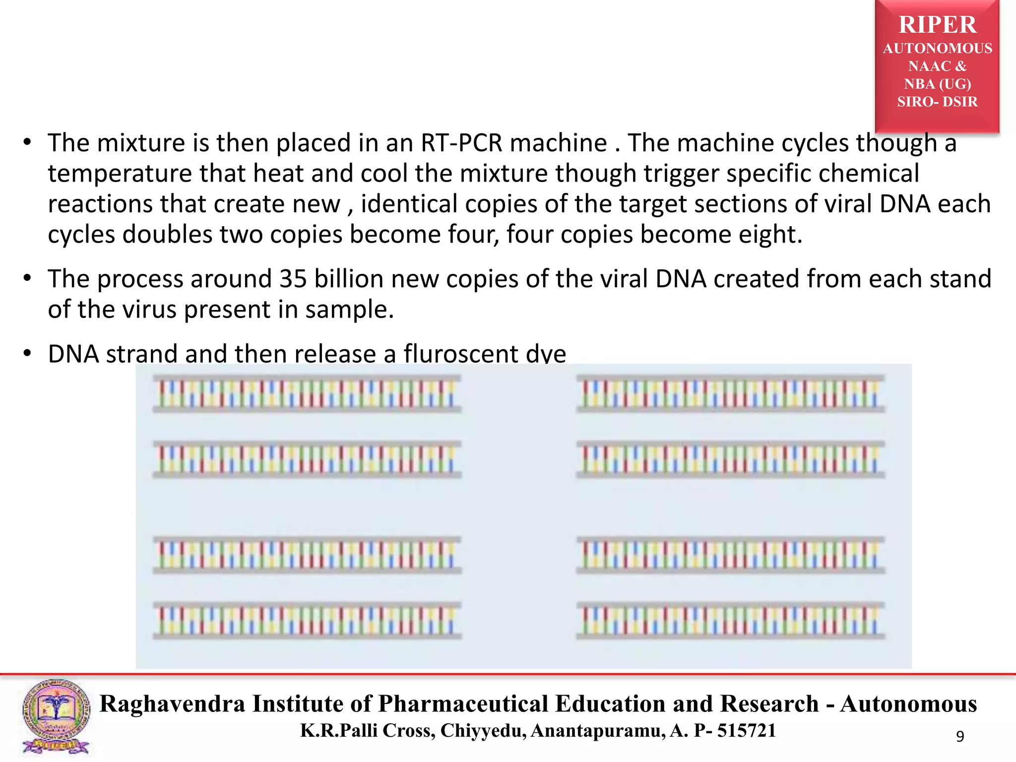 COVID TEST IN RT-PCR | PPTX | Infectious Diseases | Diseases and Conditions
