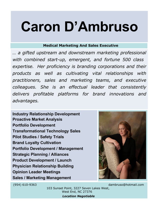 Caron D Ambruso Cv | PPT