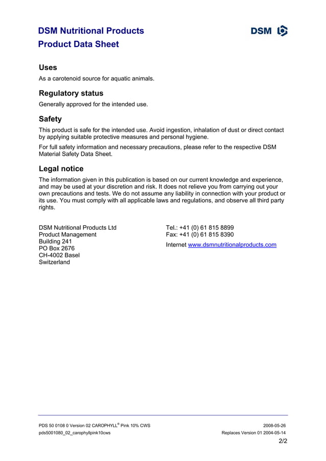 Carophyll_10.pdf | Chemistry | Science