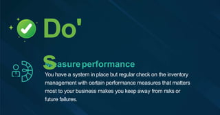 Inventory Management Do's & Don'ts | PPT | Free Download