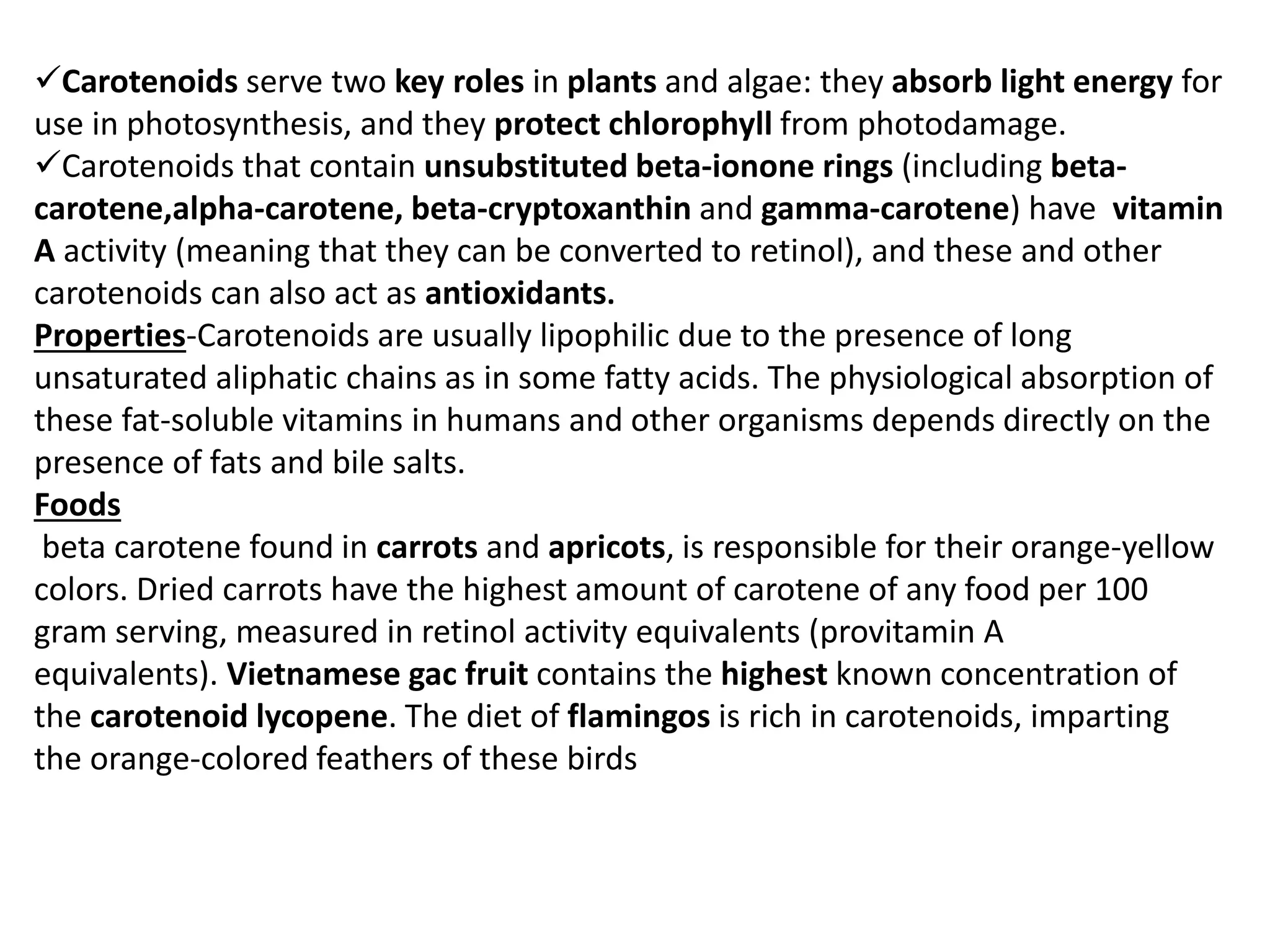 Carotenoids | PPTX