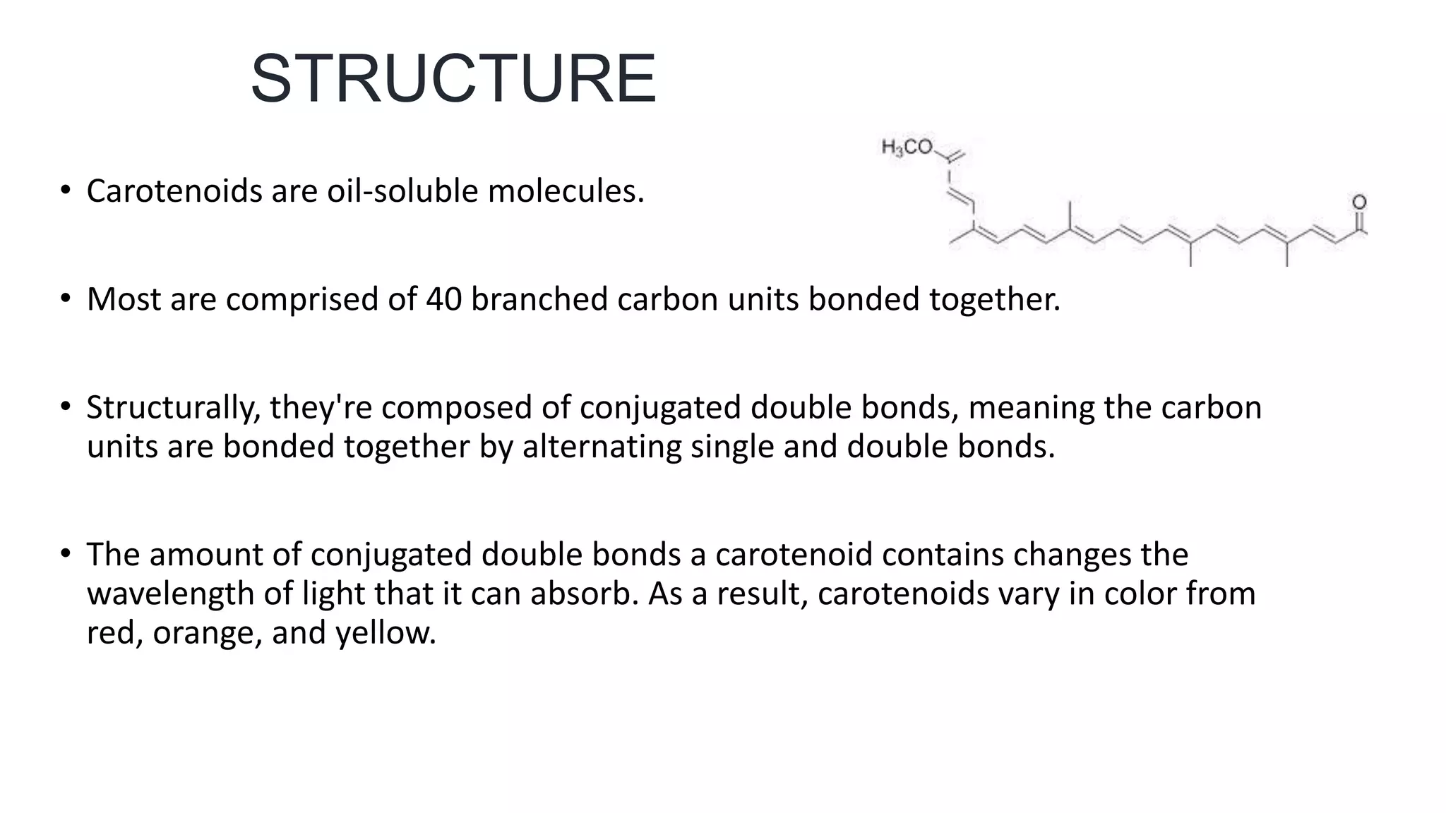 Carotenoids and its types Ppt SlideShare | PPTX