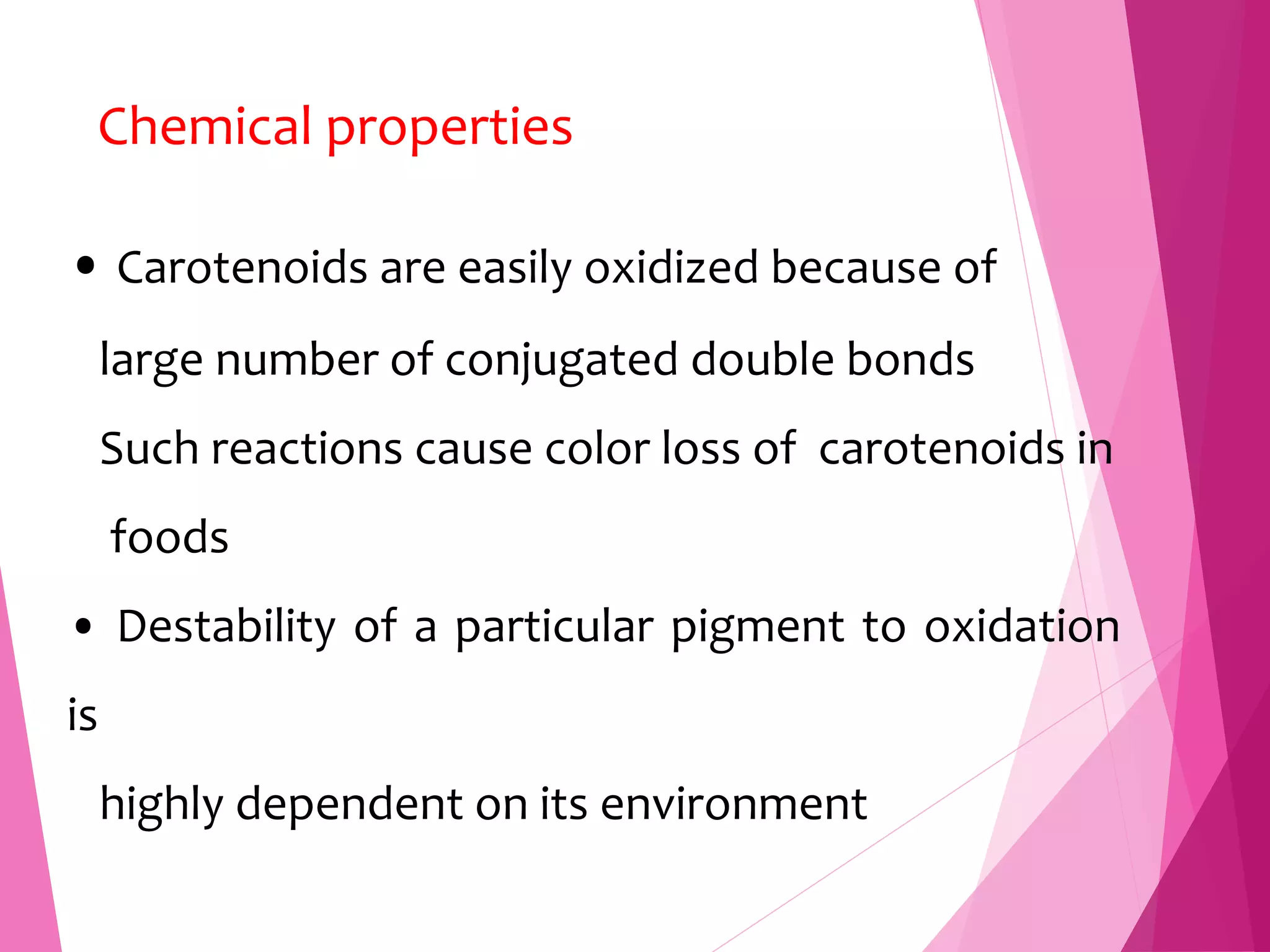Carotenoids - Definition, classification , properties etc | PPTX