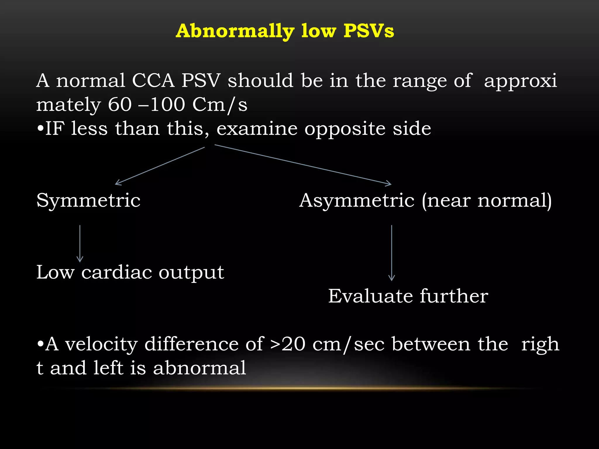 CAROTID DOPPLER STUDY | PPTX