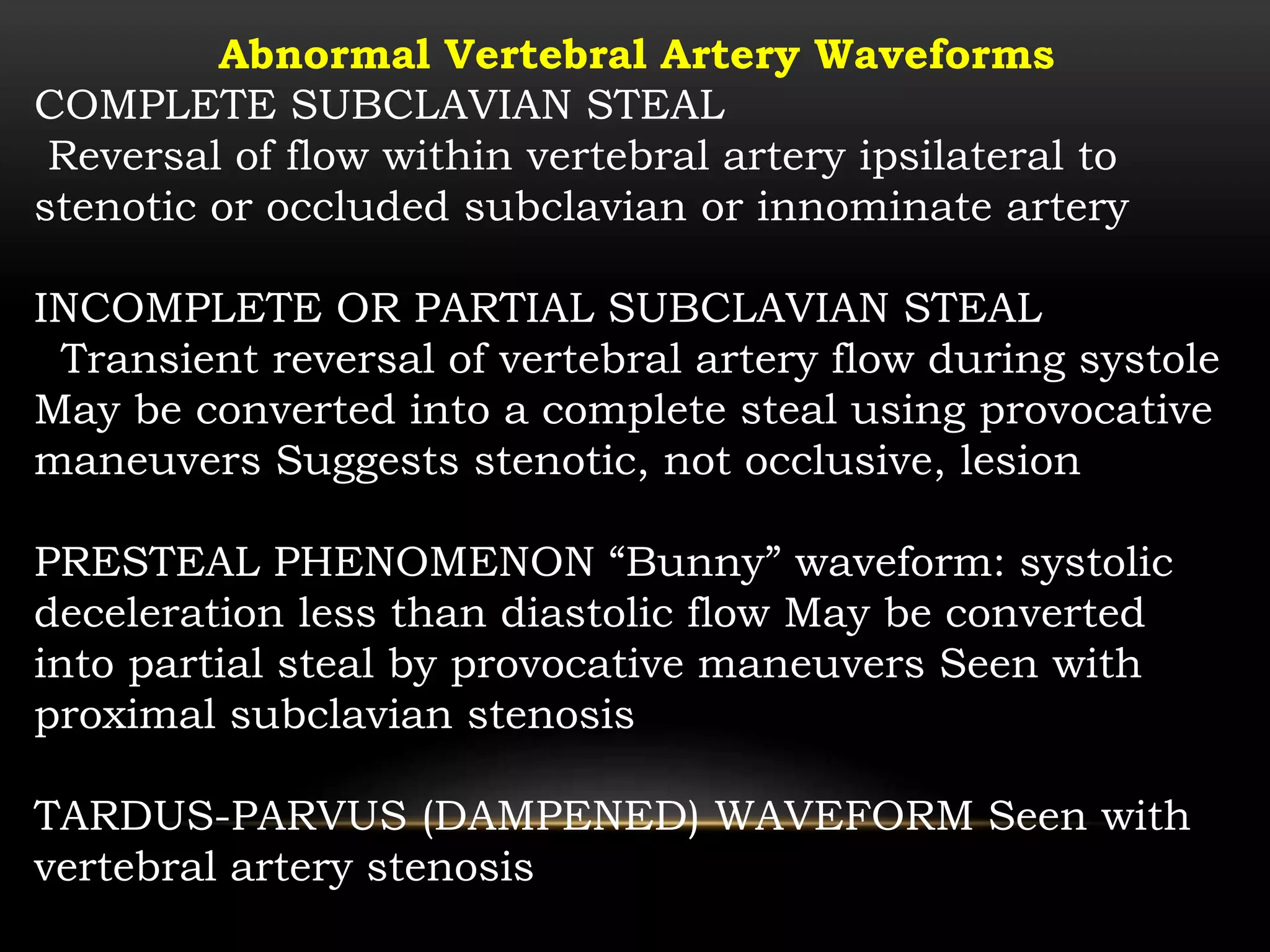 CAROTID DOPPLER STUDY | PPTX