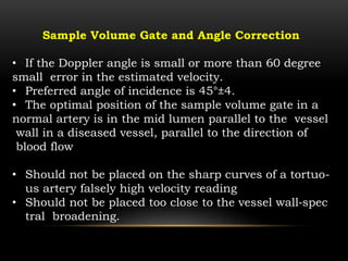 CAROTID DOPPLER STUDY | PPTX