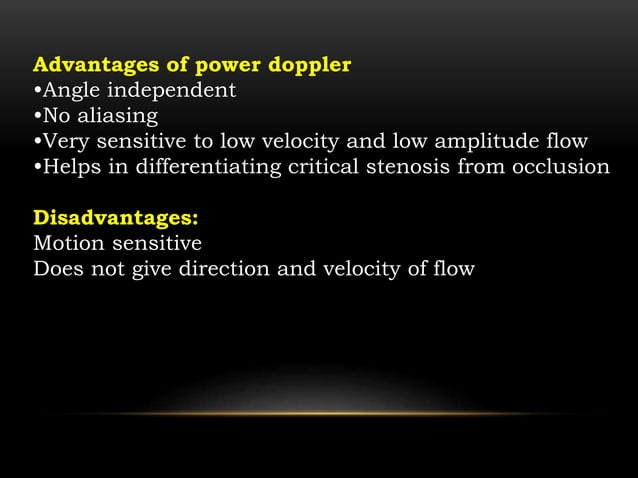 CAROTID DOPPLER STUDY | PPTX