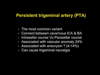 Carotid vertebral anastomosis | PPTX