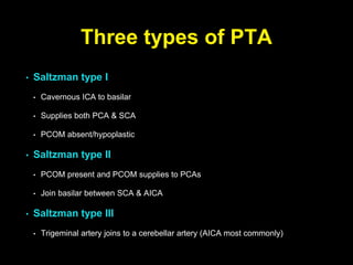 Carotid vertebral anastomosis | PPTX