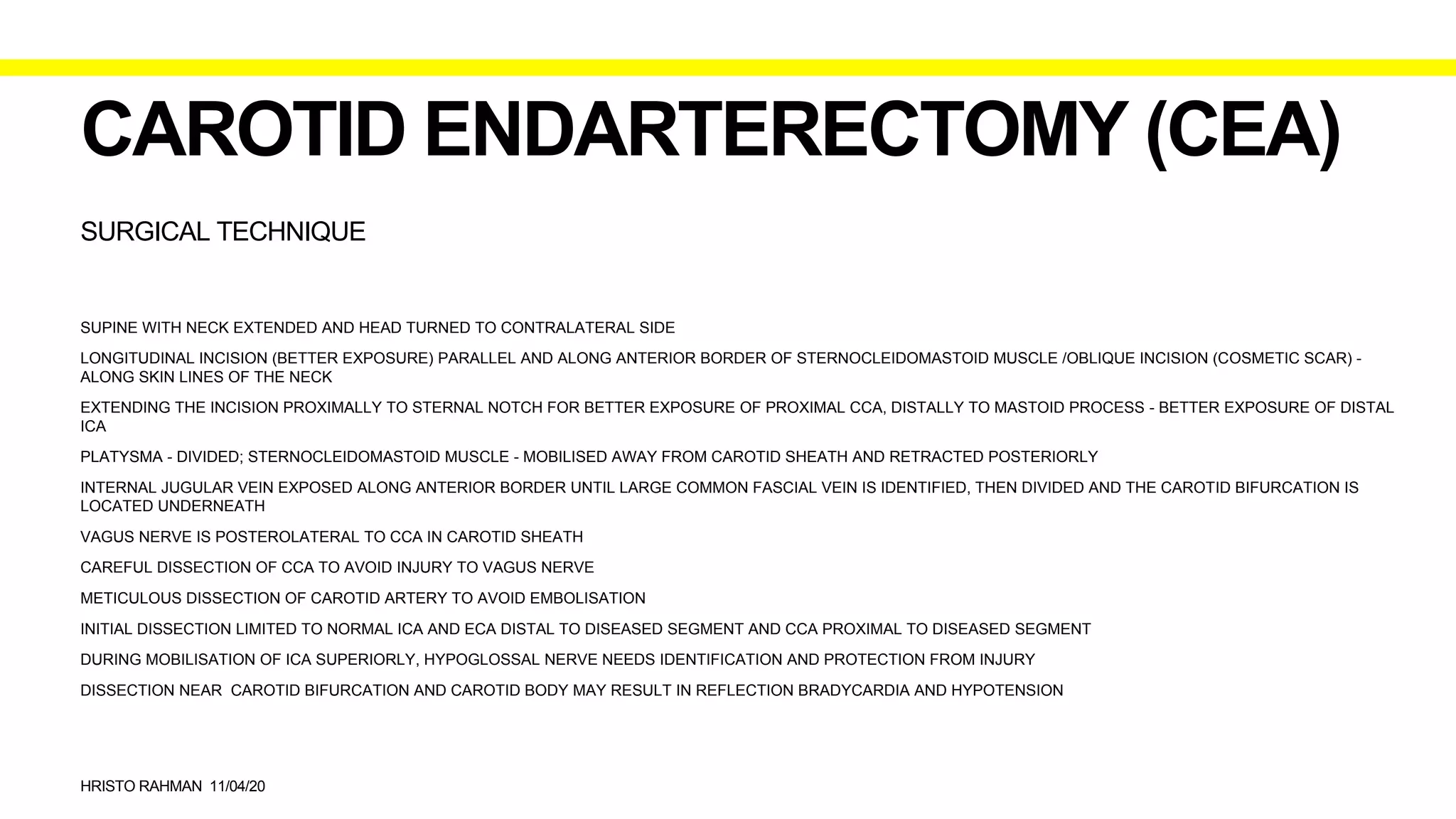 Carotid artery disease | PPTX