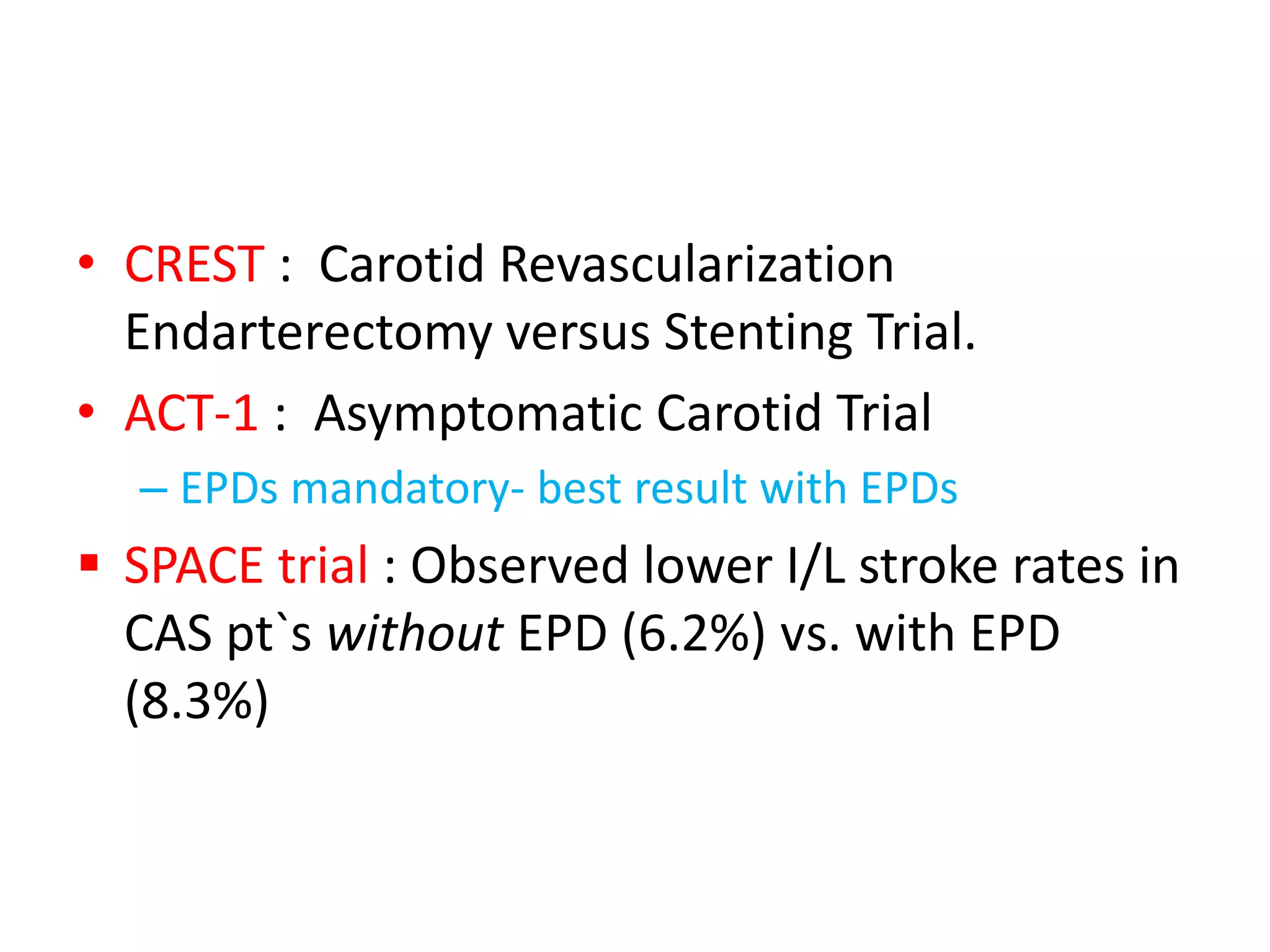 Carotid artery diseases and carotid stenting | PPTX