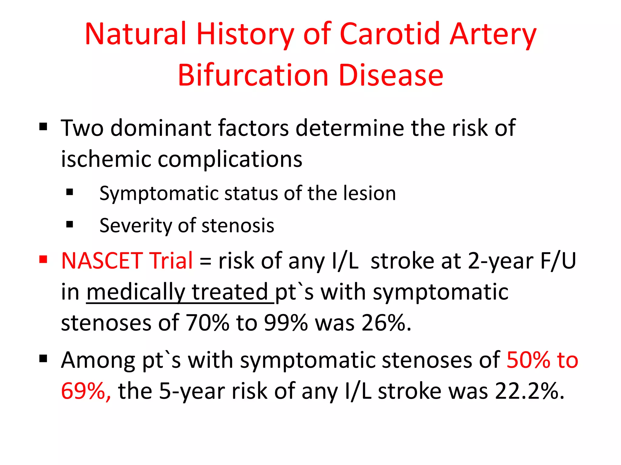 Carotid artery diseases and carotid stenting | PPTX