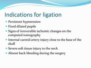Carotid artery injuries, Joel Arudchelvam, SLSC 2022.pptx