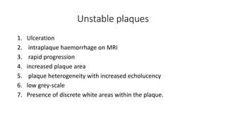 Carotid artery stenosis | PPTX