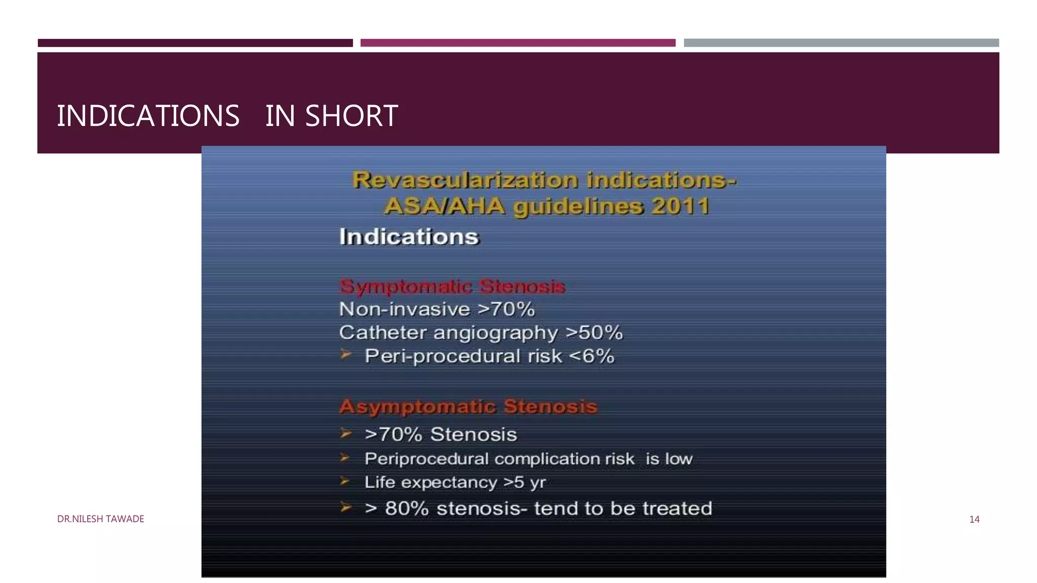 Carotid artery stenting basics | PPTX