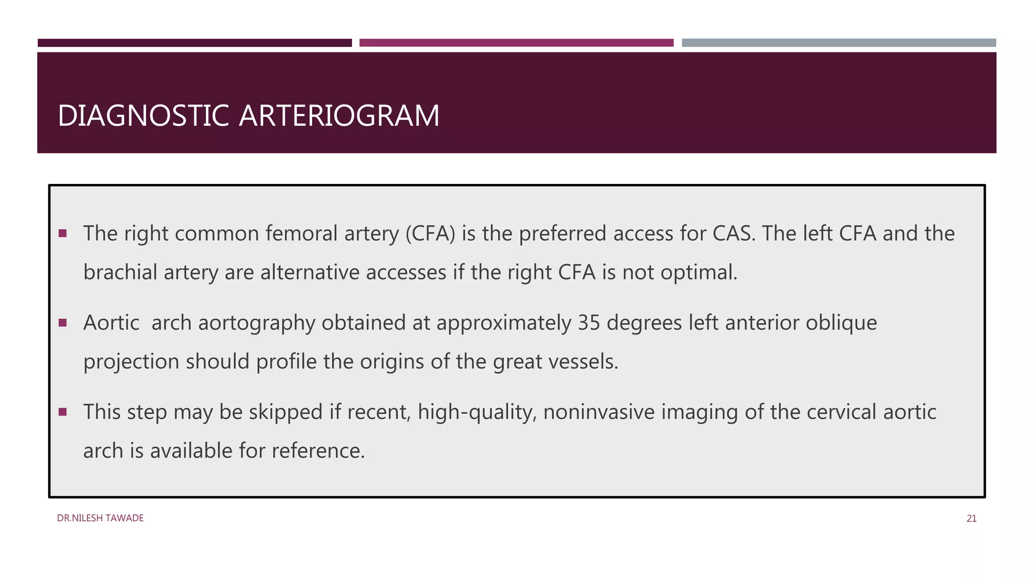 Carotid artery stenting basics | PPTX