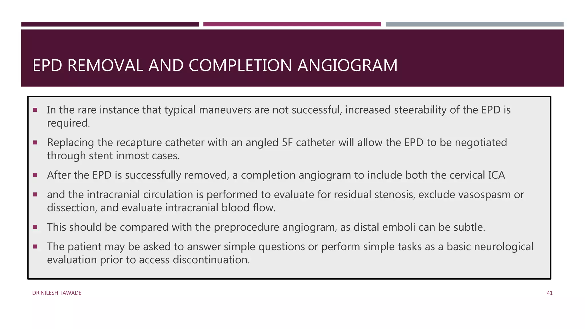 Carotid artery stenting basics | PPTX