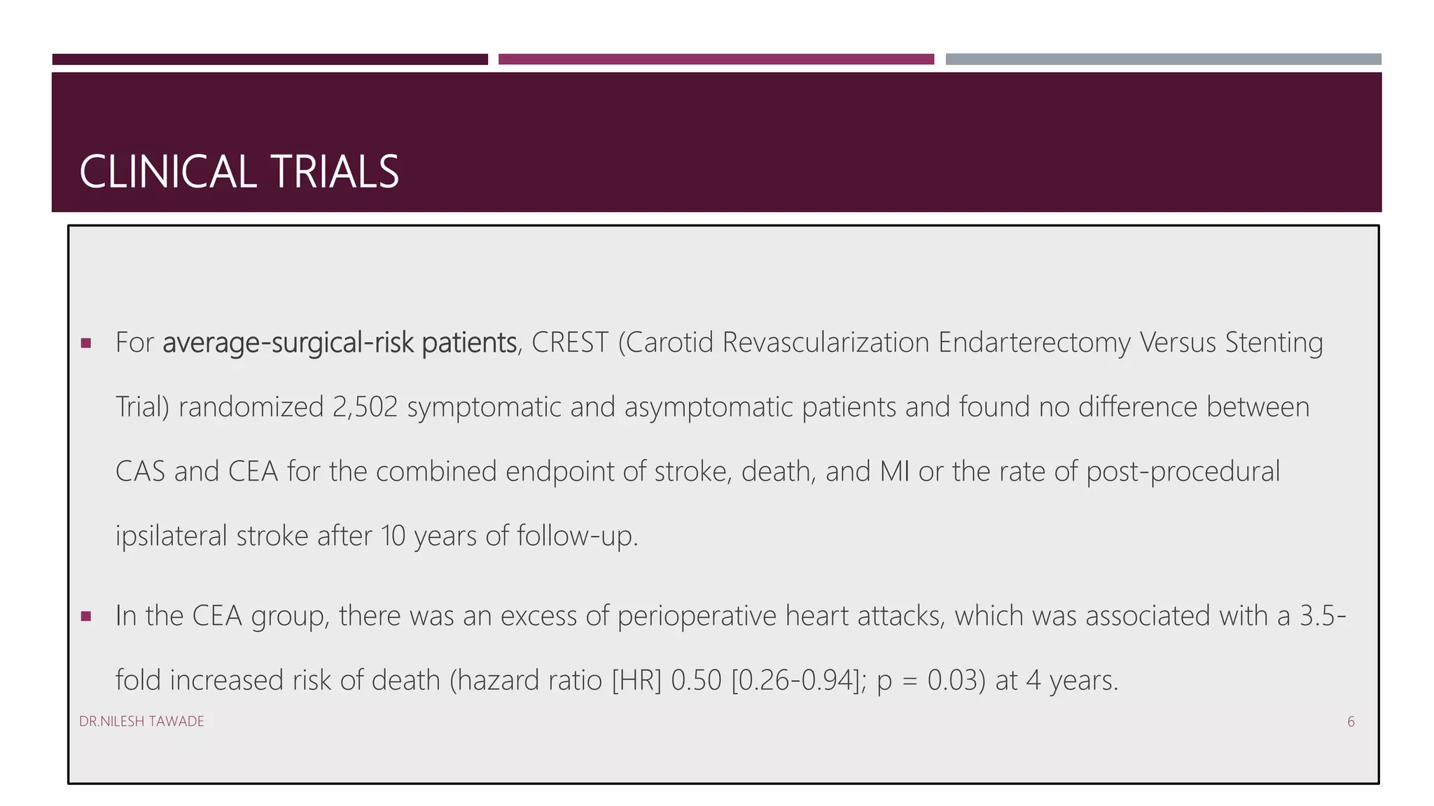 Carotid artery stenting basics | PPTX