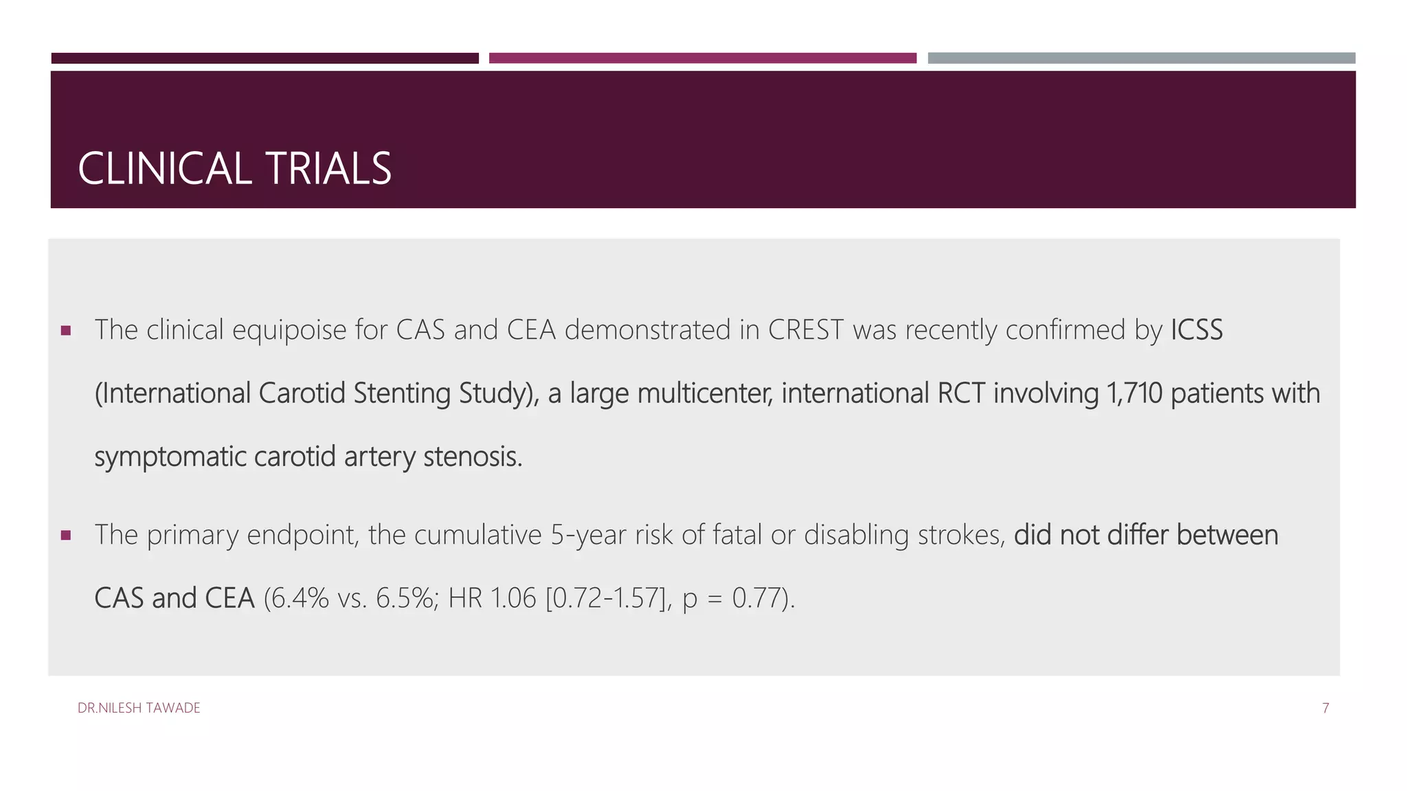 Carotid artery stenting basics | PPTX