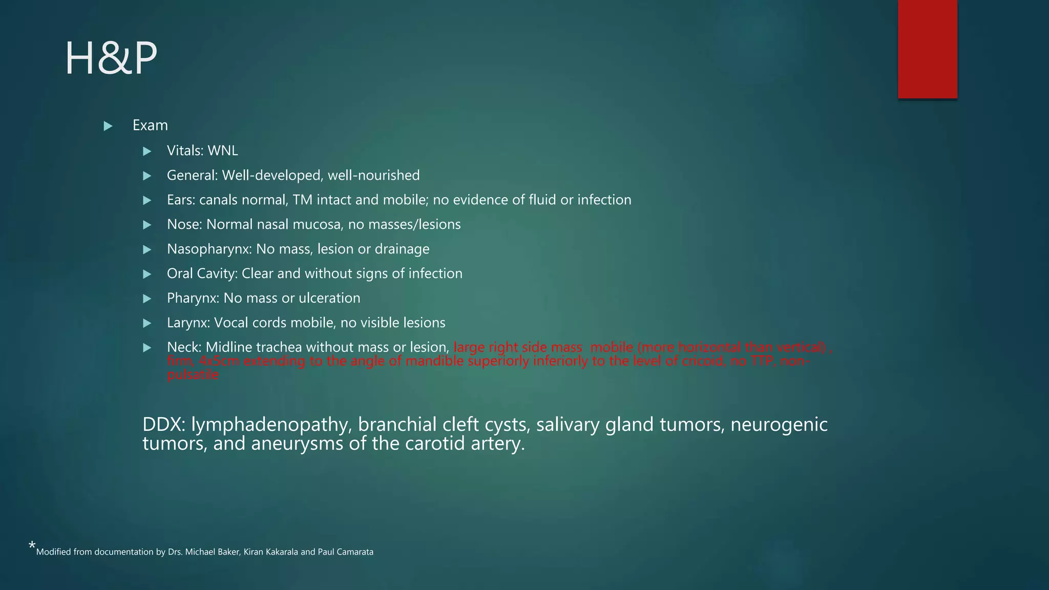 Carotid body tumors | PPTX