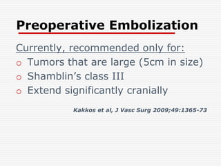 Carotid body tumors review of 56 cases | PPTX