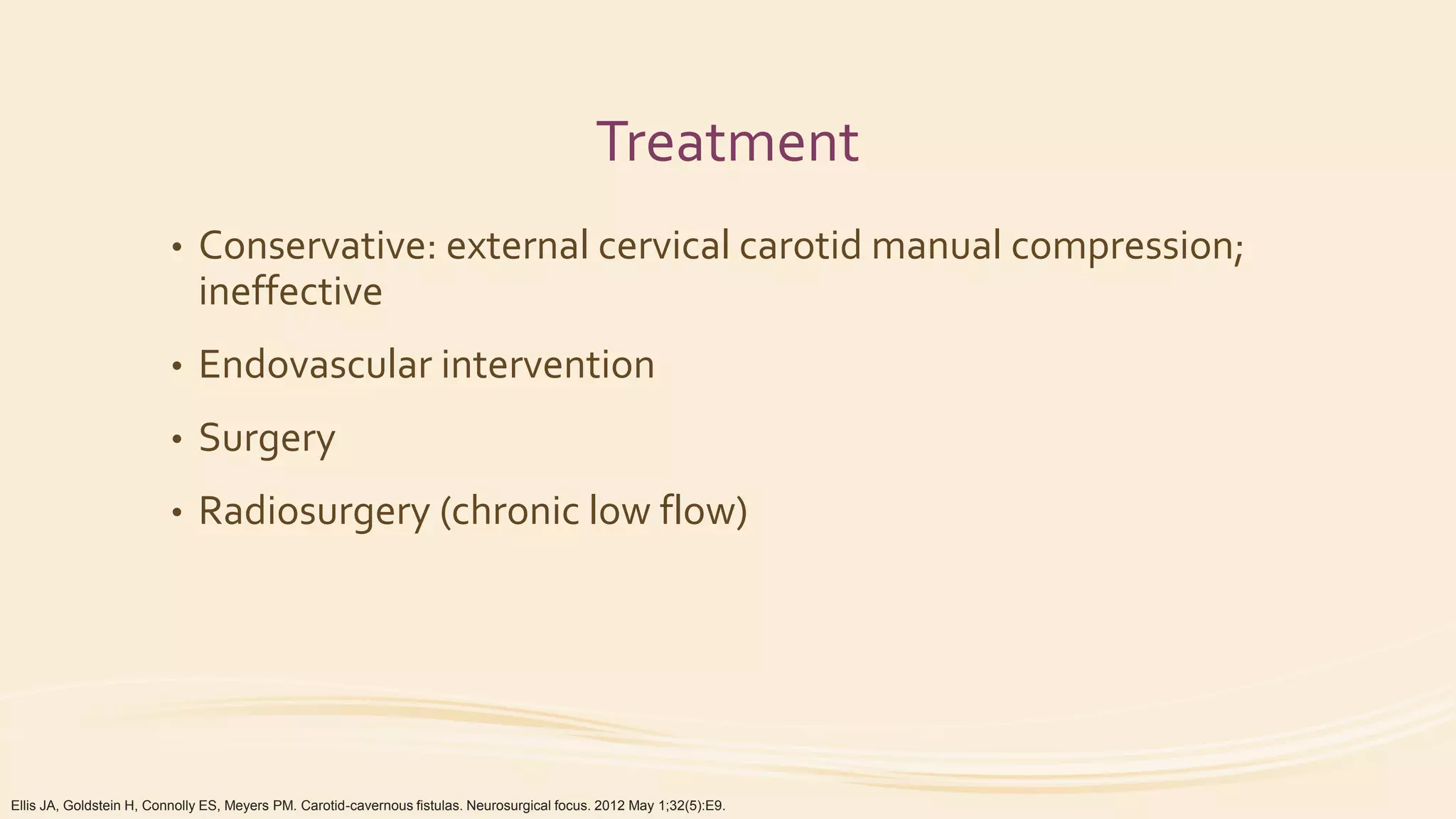 Carotid Cavernous Fistula | PPTX