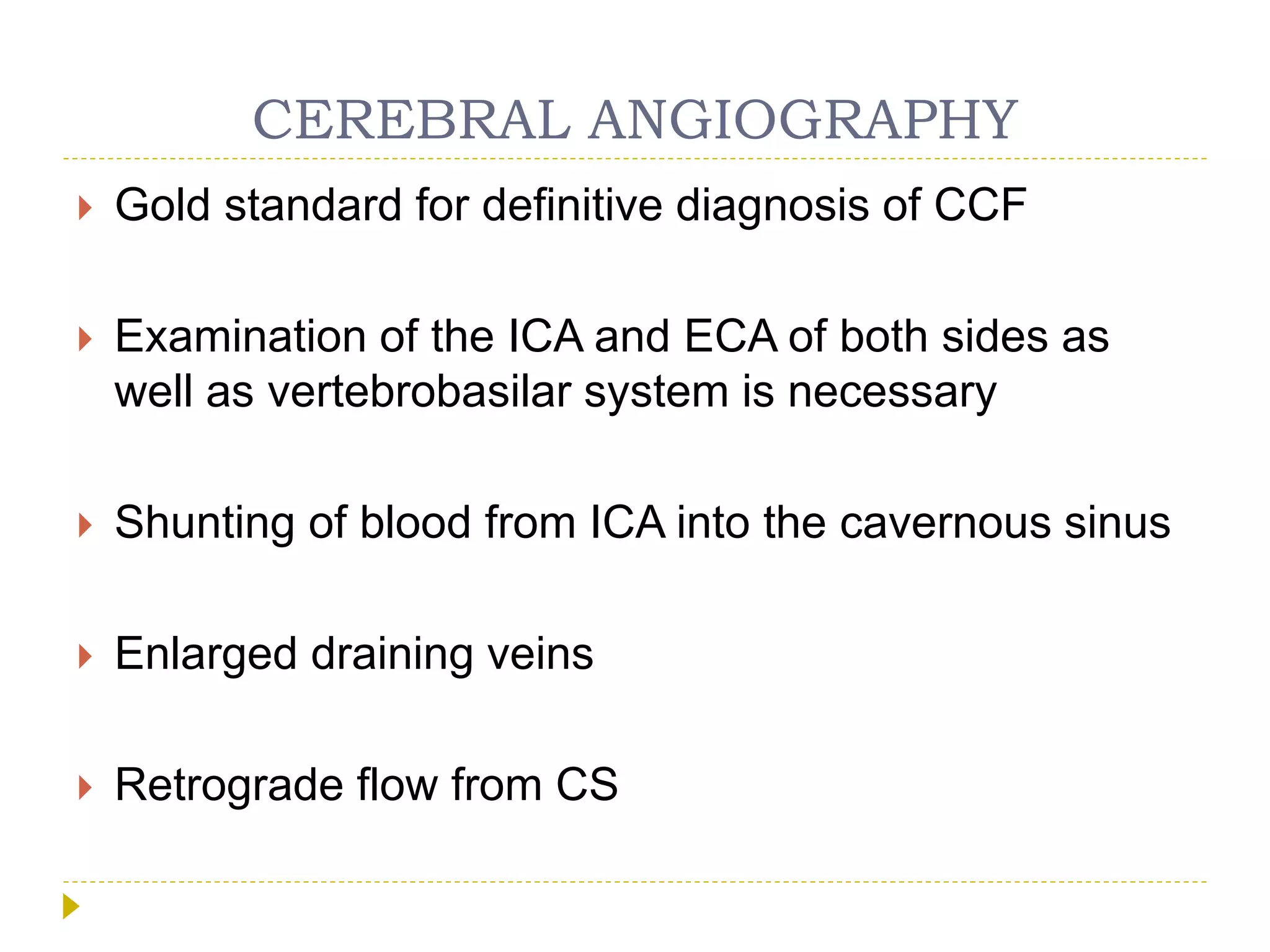 Carotid Cavernous Fistula | PPTX