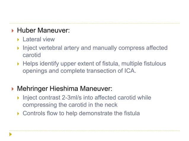 Carotid Cavernous Fistula | PPTX | First Aid | Injuries