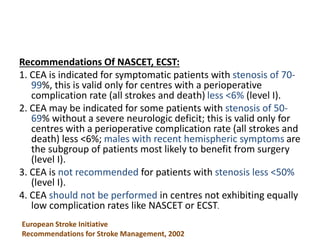 Carotid endarterectomy | PPTX