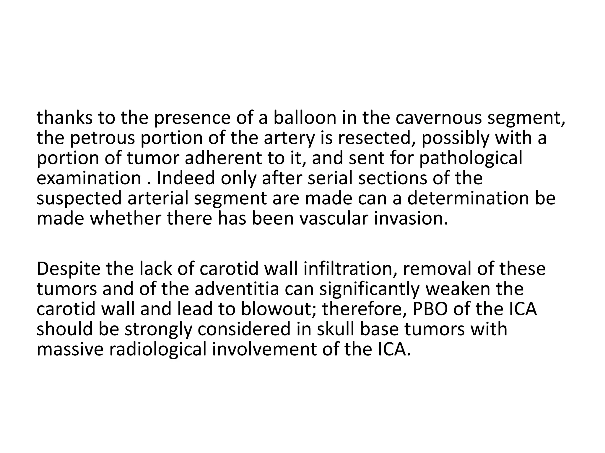 Carotid injury -Management in both Anterior & Lateral skull base | PPTX