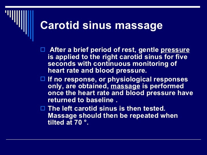 Carotid Sinus Syncope