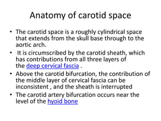Carotid space tumour final.ppt