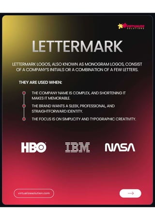 Every Logo design types tells a story but did not know 7 distinct types ...