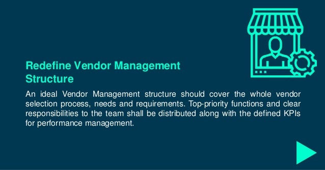 Effective VENDOR MANAGEMENT - 5 Best Practices | PPTX