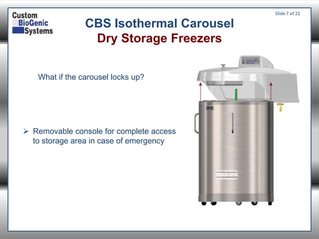 Isothermal Carousel LN2 Cryopreservation Freezers | PPT