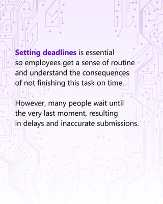 8 effective ways to remind employees to submit timesheets on time | PDF