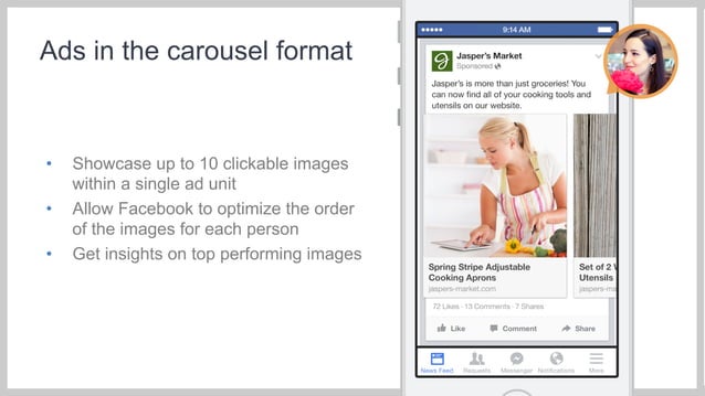 Carousel format creative examples April 2015 | PPT
